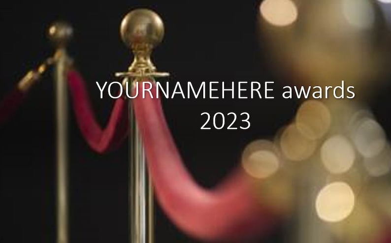 Premium Award Ceremony Animated Powerpoint Template - Virtual Awards ...