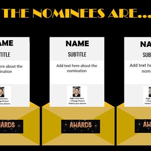 Premium Award Ceremony Animated Powerpoint Template - Virtual Awards ...