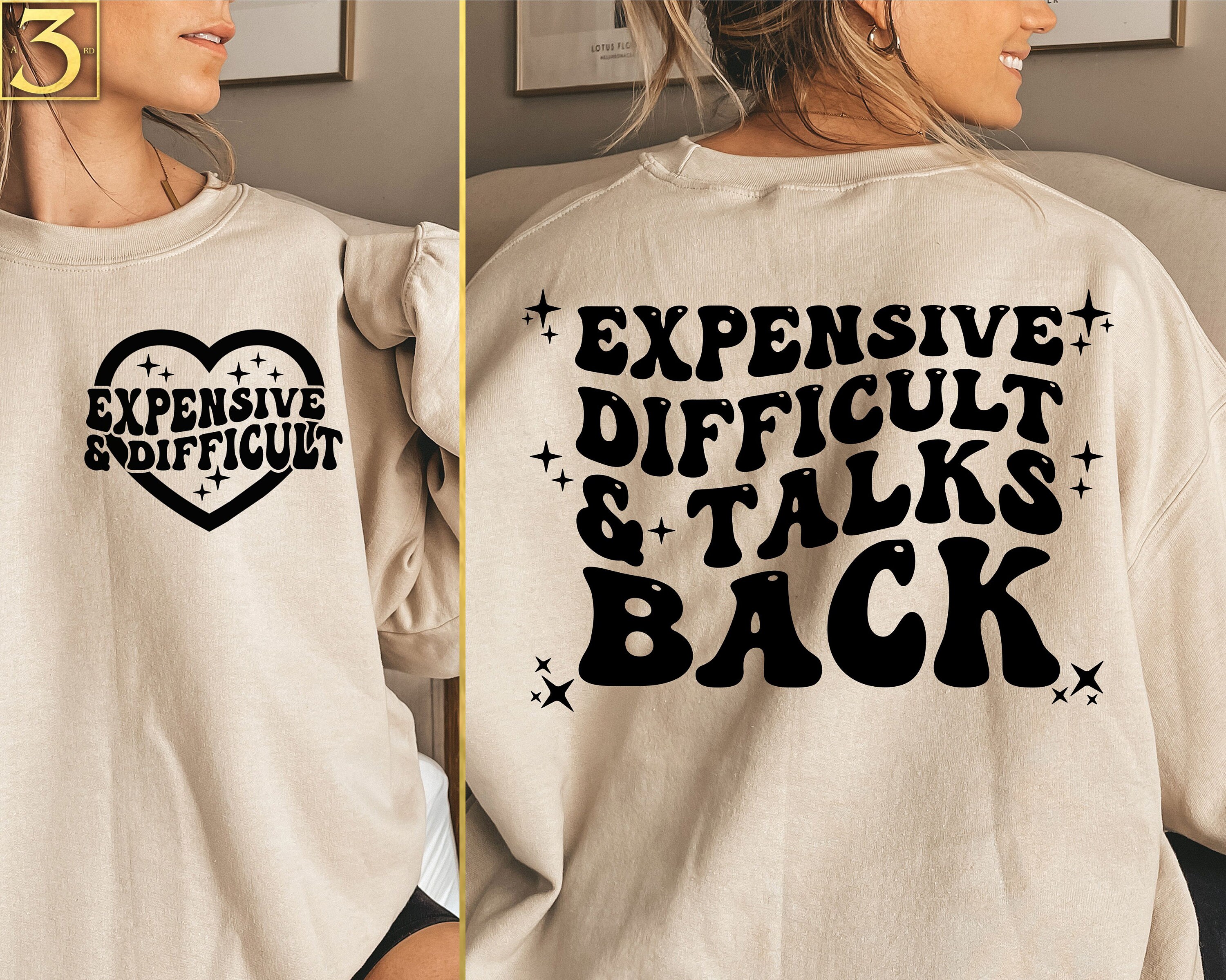 Expensive Difficult and Talks Back Svg, Expensive and Difficult Png ...