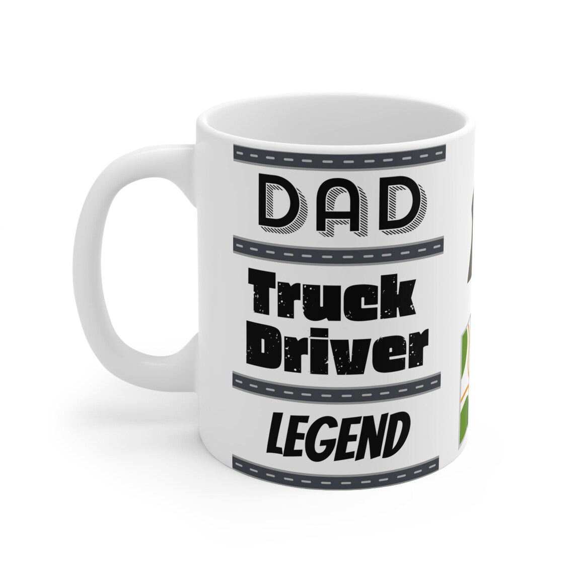 Father's Day Mug, Dad Mug, Truck Driver Dad, Delivery Driver Dad, Dad ...