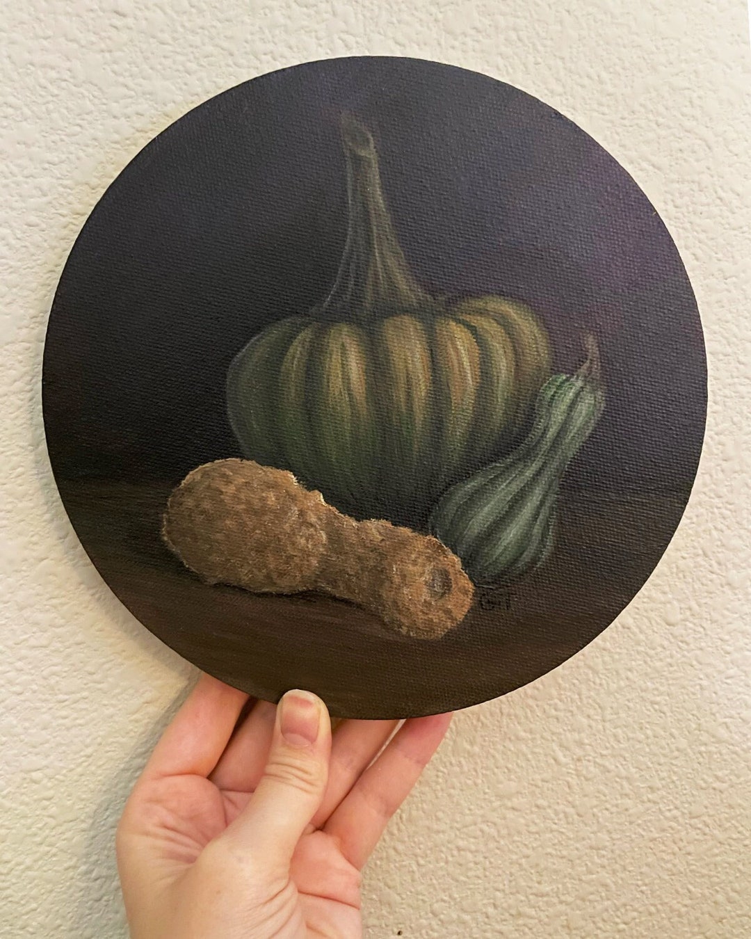 Original Acrylic Multi Gourd Painting - Etsy