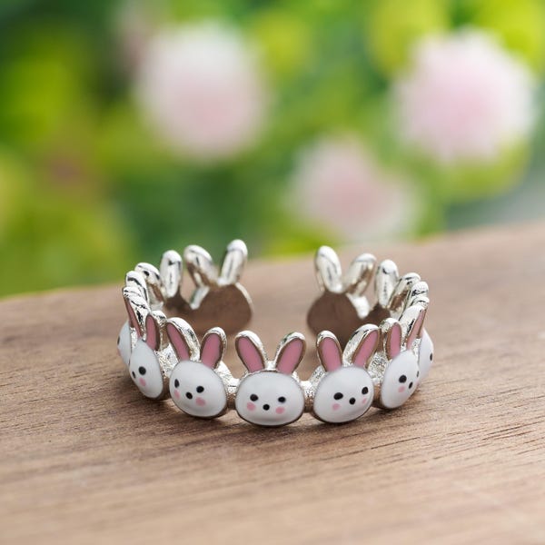 Bunny Ring - Etsy