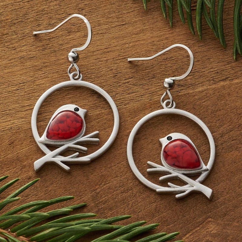 Red Flower Earring Resin - Etsy