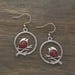 Cinnabar Birdie Branch Earrings, Elegant Bird-themed Jewelry, Spring ...