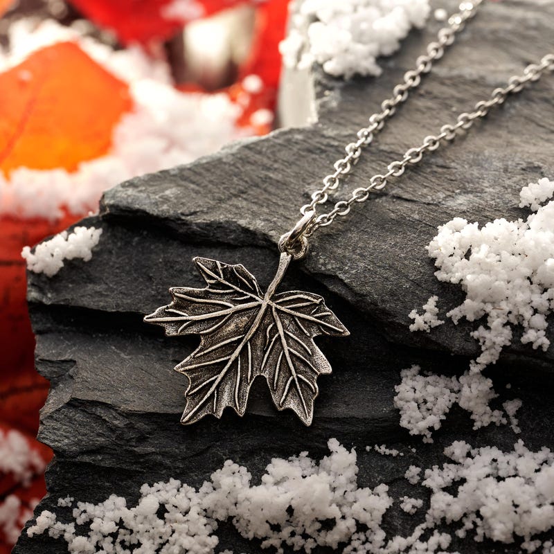 Leaf Necklace - Etsy