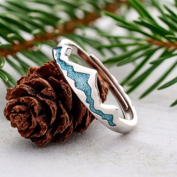 Mountain Ring - Etsy