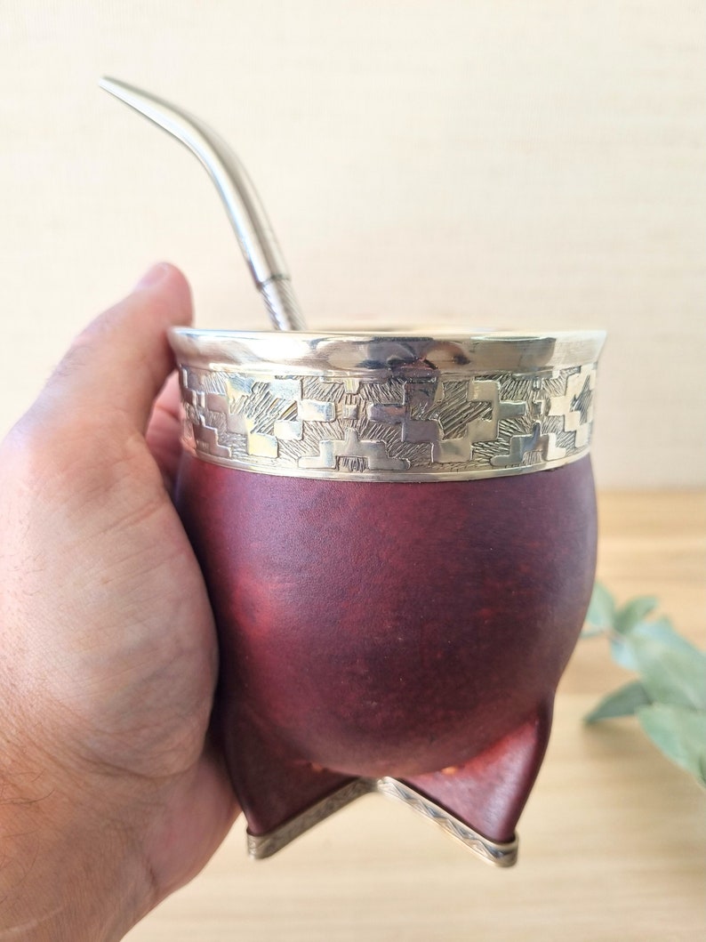 Leather Mate Cup , Argentinian Mate , Imperial Mate, Calebasse Mate ...