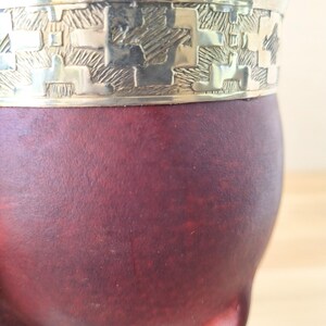 Leather Mate Cup , Argentinian Mate , Imperial Mate, Calebasse Mate ...