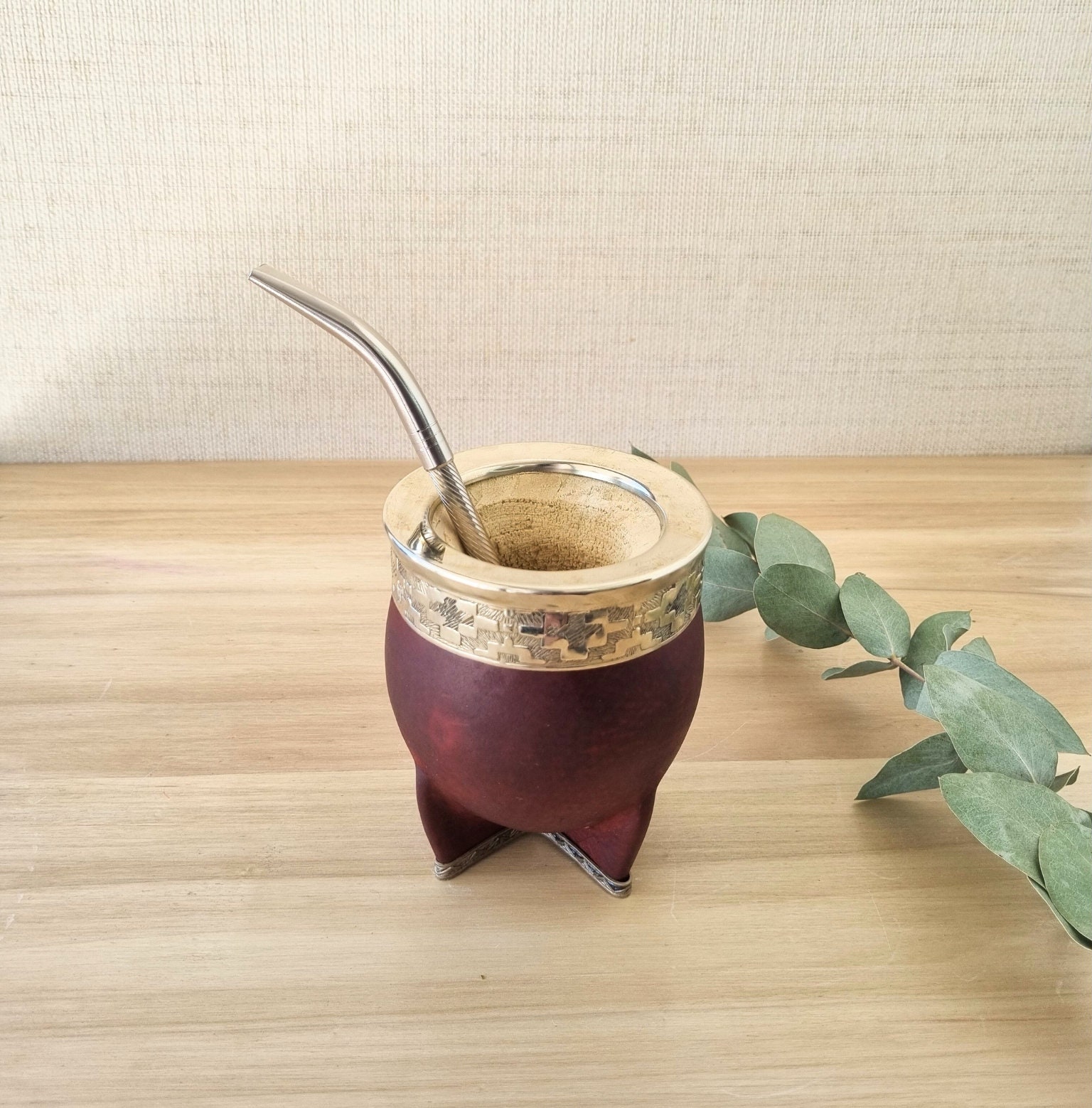 Leather Mate Cup , Argentinian Mate , Imperial Mate, Calebasse Mate ...