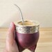 Leather Mate Cup , Argentinian Mate , Imperial Mate, Calebasse Mate ...