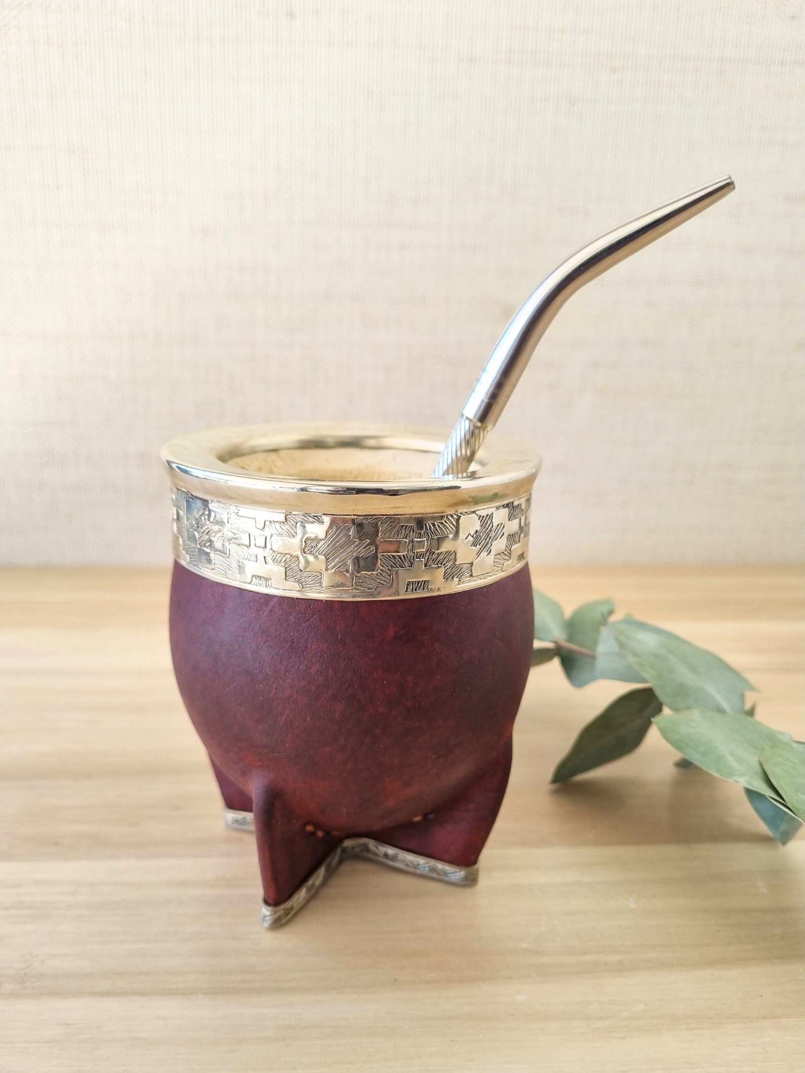 Leather Mate Cup , Argentinian Mate , Imperial Mate, Calebasse Mate ...