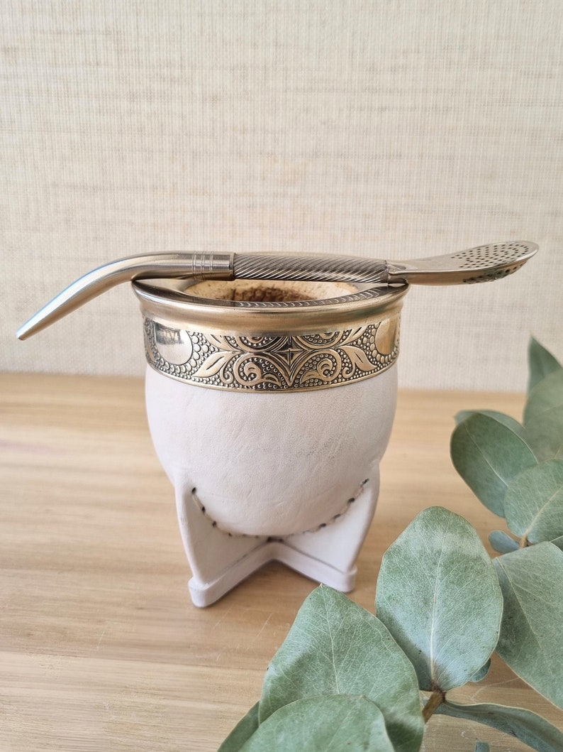 Leather Mate Cup , Argentinian Mate , Imperial Mate, Calebasse Mate ...
