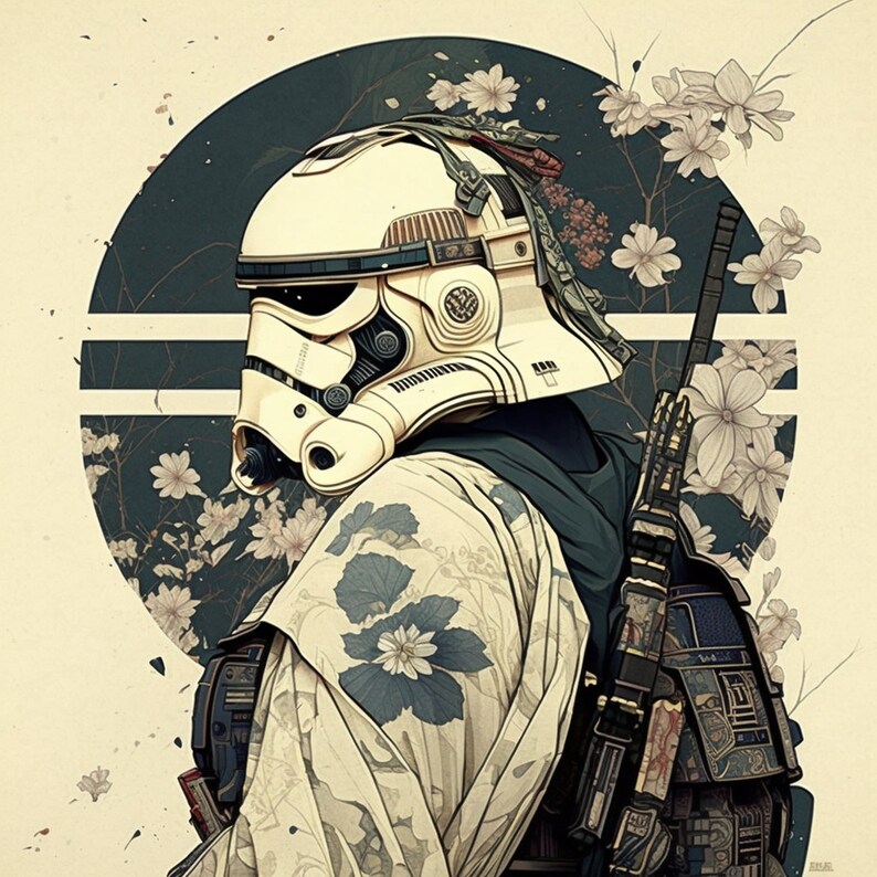 Stormtrooperz Japanese Style Art V1.2 star Battles Collection Digital ...
