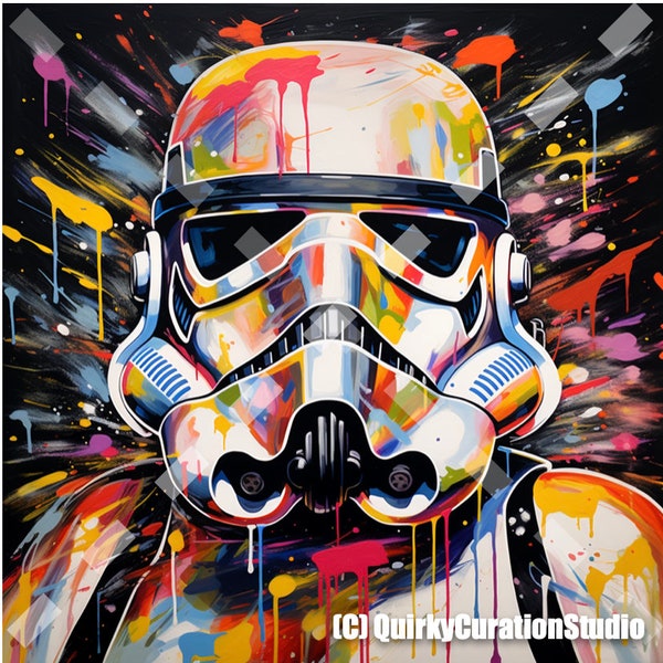 Stormtrooper Pop Art - Etsy