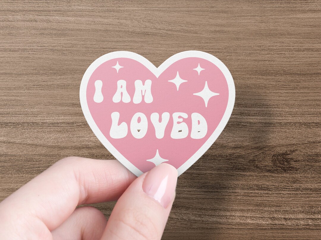 I Am Loved Sticker, Christian Stickers for Kids, Jesus Loves Me ...