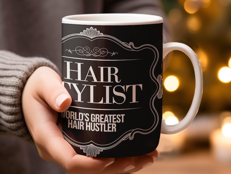 Hair Stylist Mug Wrap: Licensed to Carry Design (digital Download ...