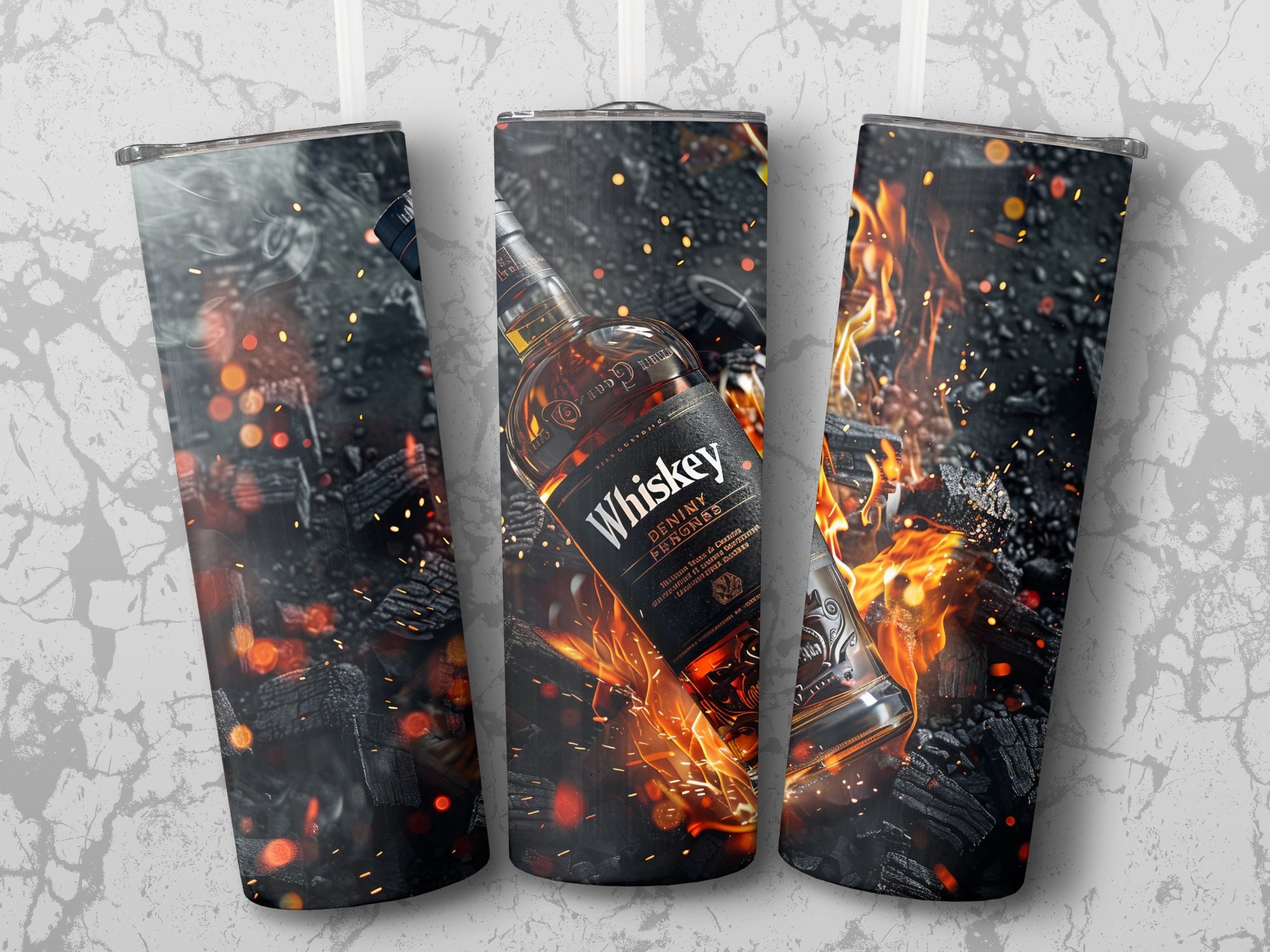 Whiskey Bottle Tumbler Wrap, Whiskey Bottle Digital Art, Tumbler Wrap ...