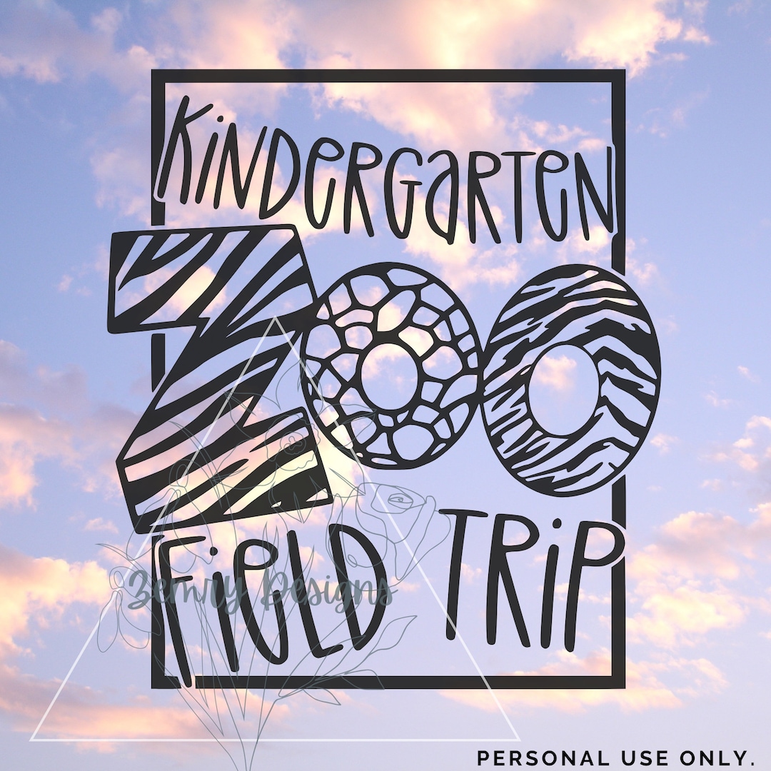 Kindergarten Zoo Field Trip - School Zoo Day SVG - Etsy