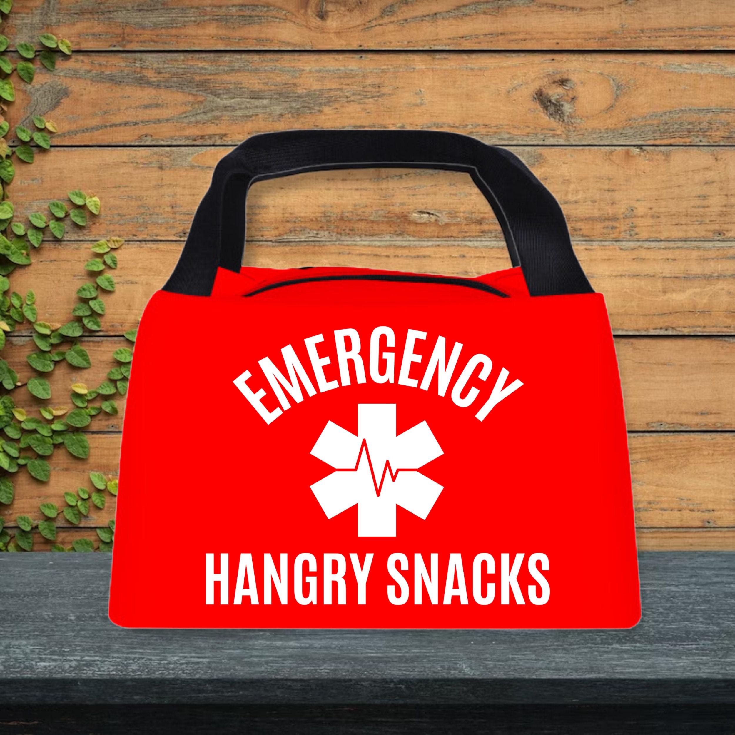 Emergency Hangry Snacks Insulated Lunch Bag - Etsy