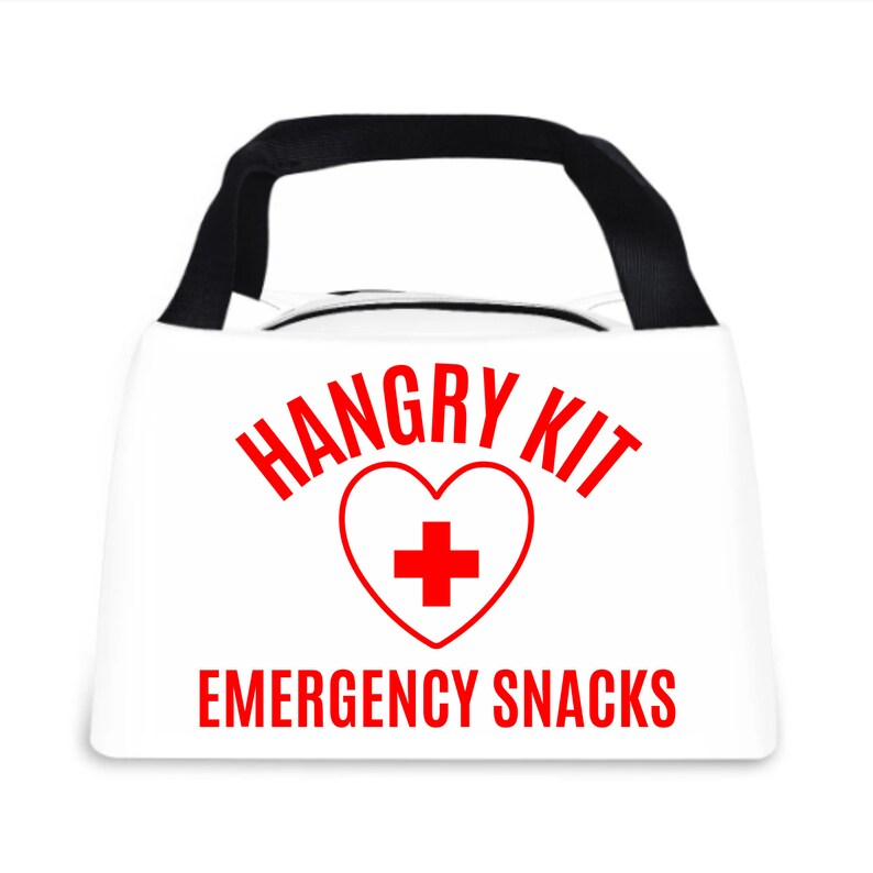 Hangry Kit Emergency Snacks Insulated Lunch Bag - Etsy