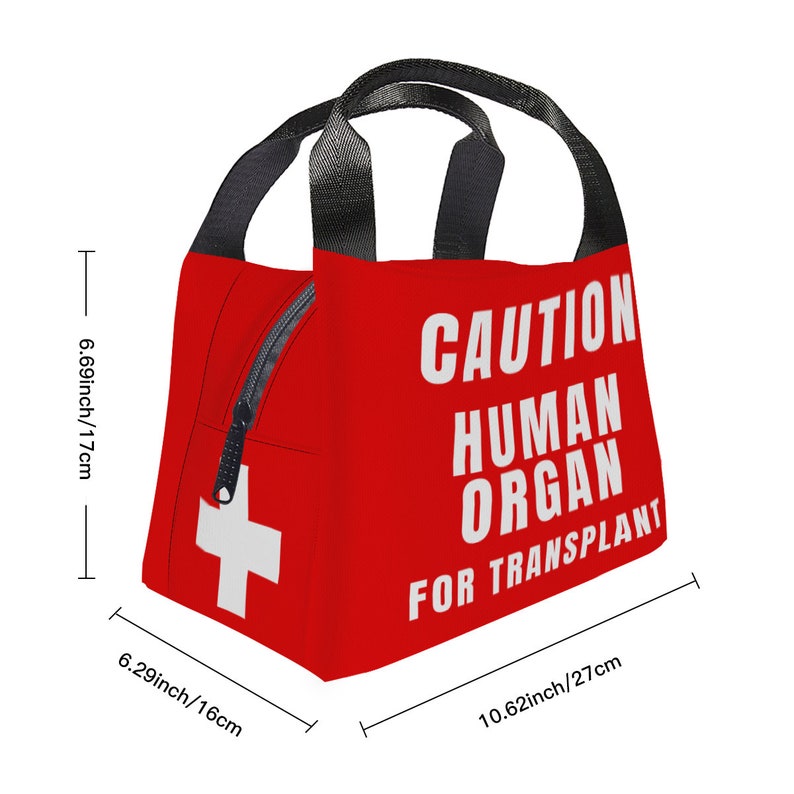 Caution Human Organ for Transplant Insulated Lunch Bag - Etsy