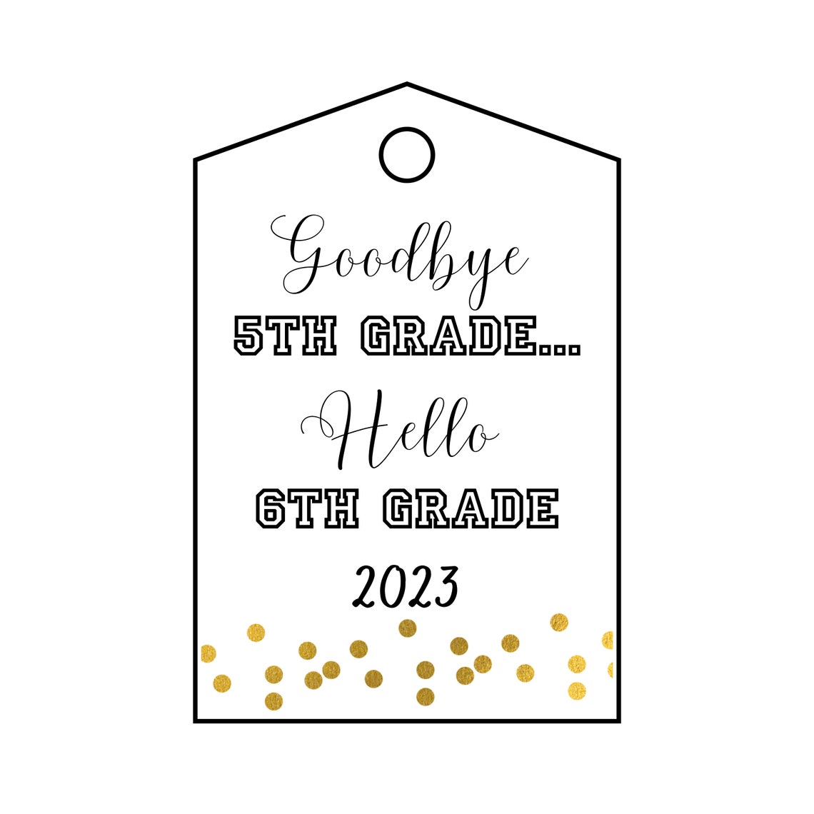 5th Grade Promotion Gift Cardsprintable - Etsy