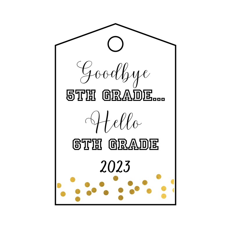 5th Grade Promotion Gift Cards~printable - Etsy