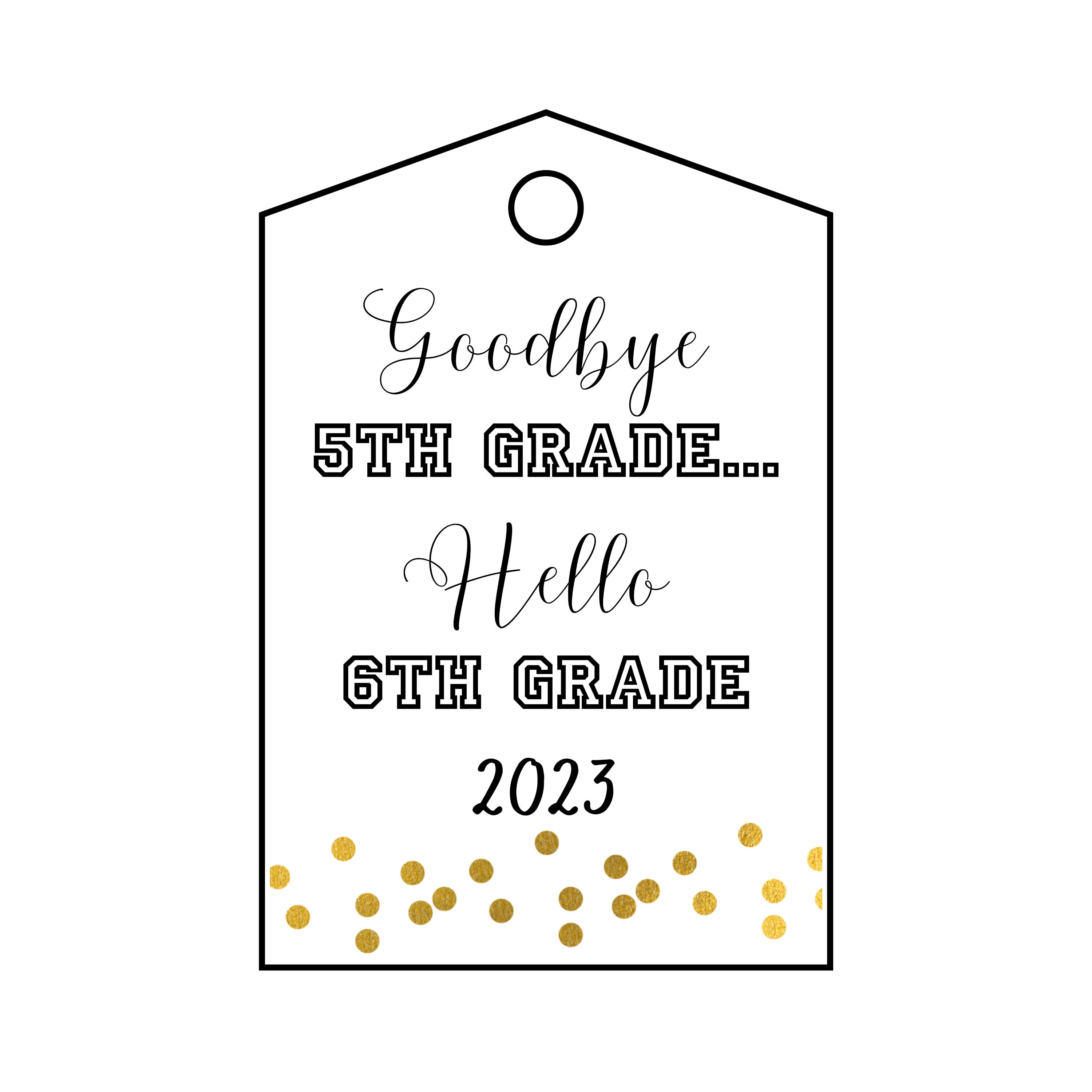 5th Grade Promotion Gift Cardsprintable - Etsy