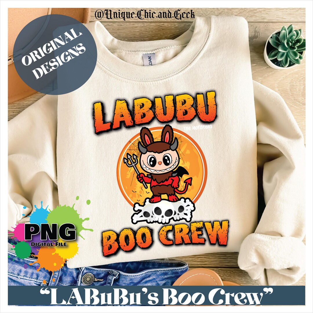 Labubu Halloween PNG Bundle – Spooky Cute Digital Download – 300 DPI ...