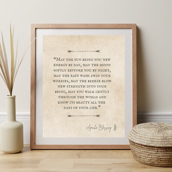 Apache Blessing - Etsy