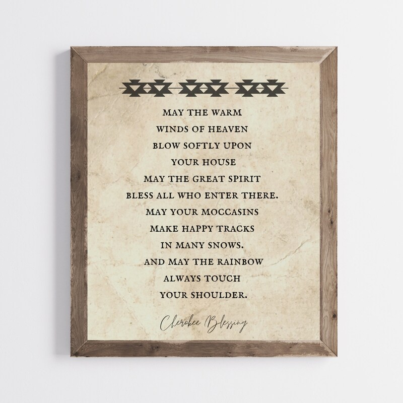 Cherokee Prayer - Etsy