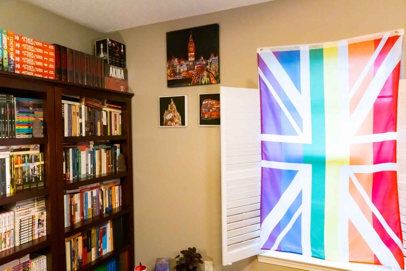 British Pride Flag 3'x5' LGBTQ Indoor Outdoor Waterproof United Kingdom ...