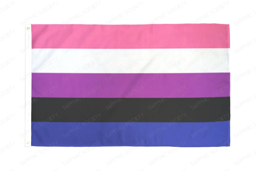 Genderfluid Pride Flag 3'x5' LGBTQ Indoor Outdoor Waterproof Polyester ...
