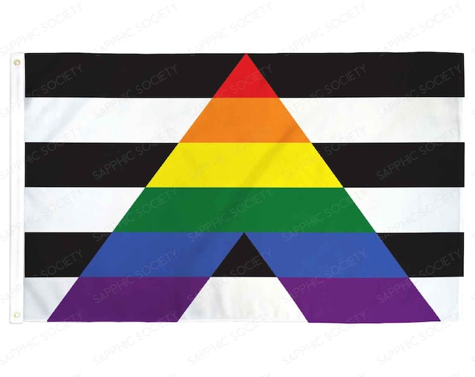 Straight Ally Pride Flag 3'x5' LGBTQ Indoor Outdoor Waterproof ...