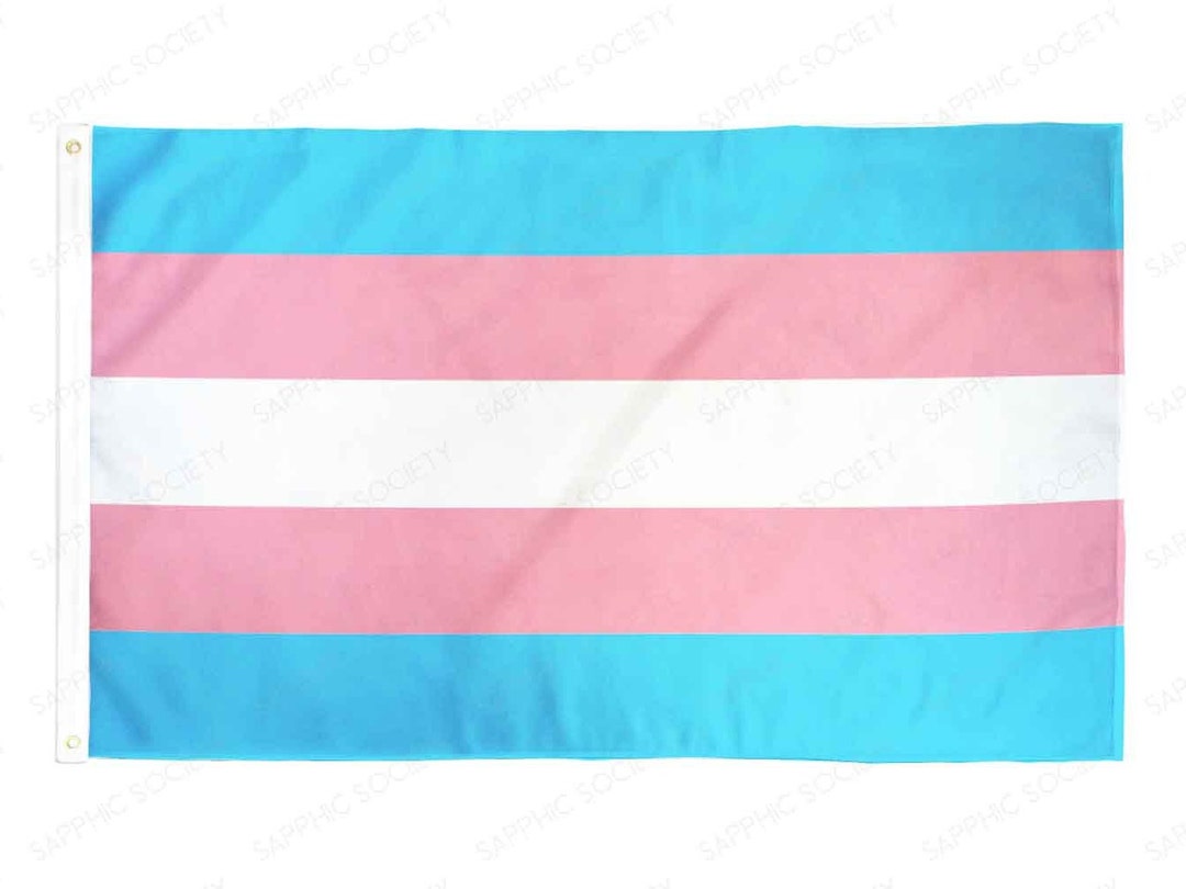 Transgender Pride Flag LGBTQ 3'x5' Indoor Outdoor Waterproof Polyester ...