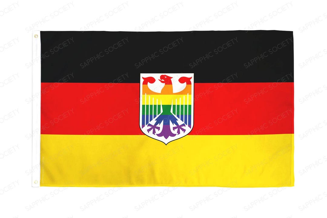 Germany LGBTQ Pride Flag 3'x5' LGBTQ Indoor Outdoor Waterproof ...