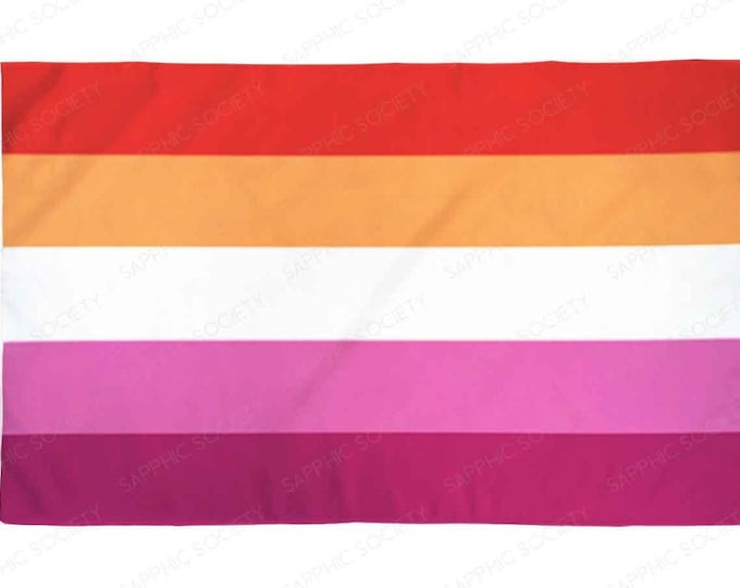3x5feet Lesbian Sunset Flag / Lesbian Flag / LGBT Flag/ Gay Pride ...