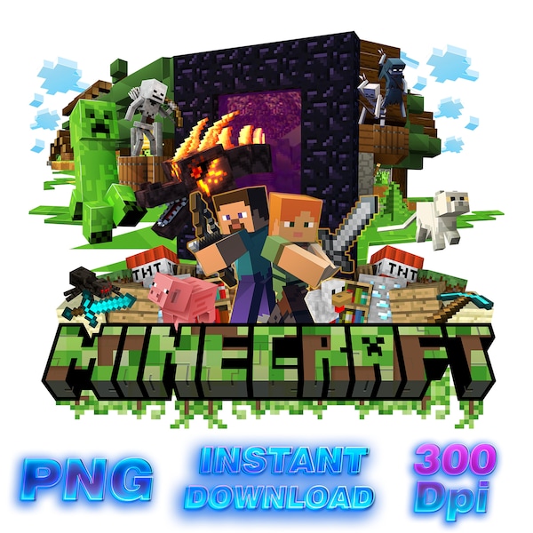 Minecrafter Svg - Etsy