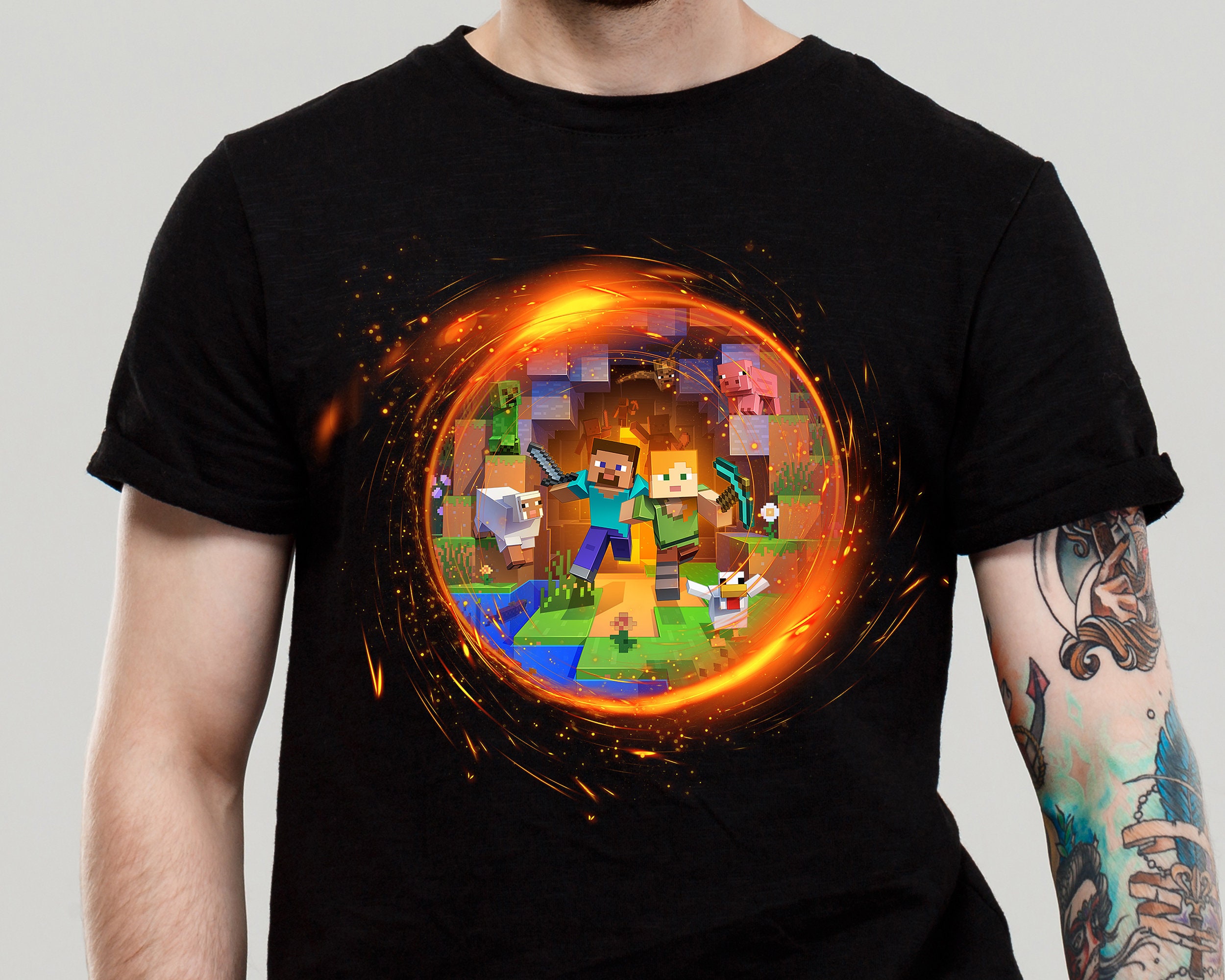 Minecraft PNG Minecraft Clipart Art Minecraft Shirt Png - Etsy UK