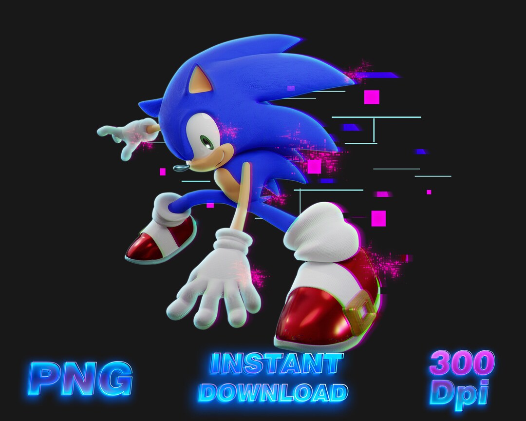 Sonic PNG Sonic the Hedgehog PNG Transparent Image - Etsy Australia
