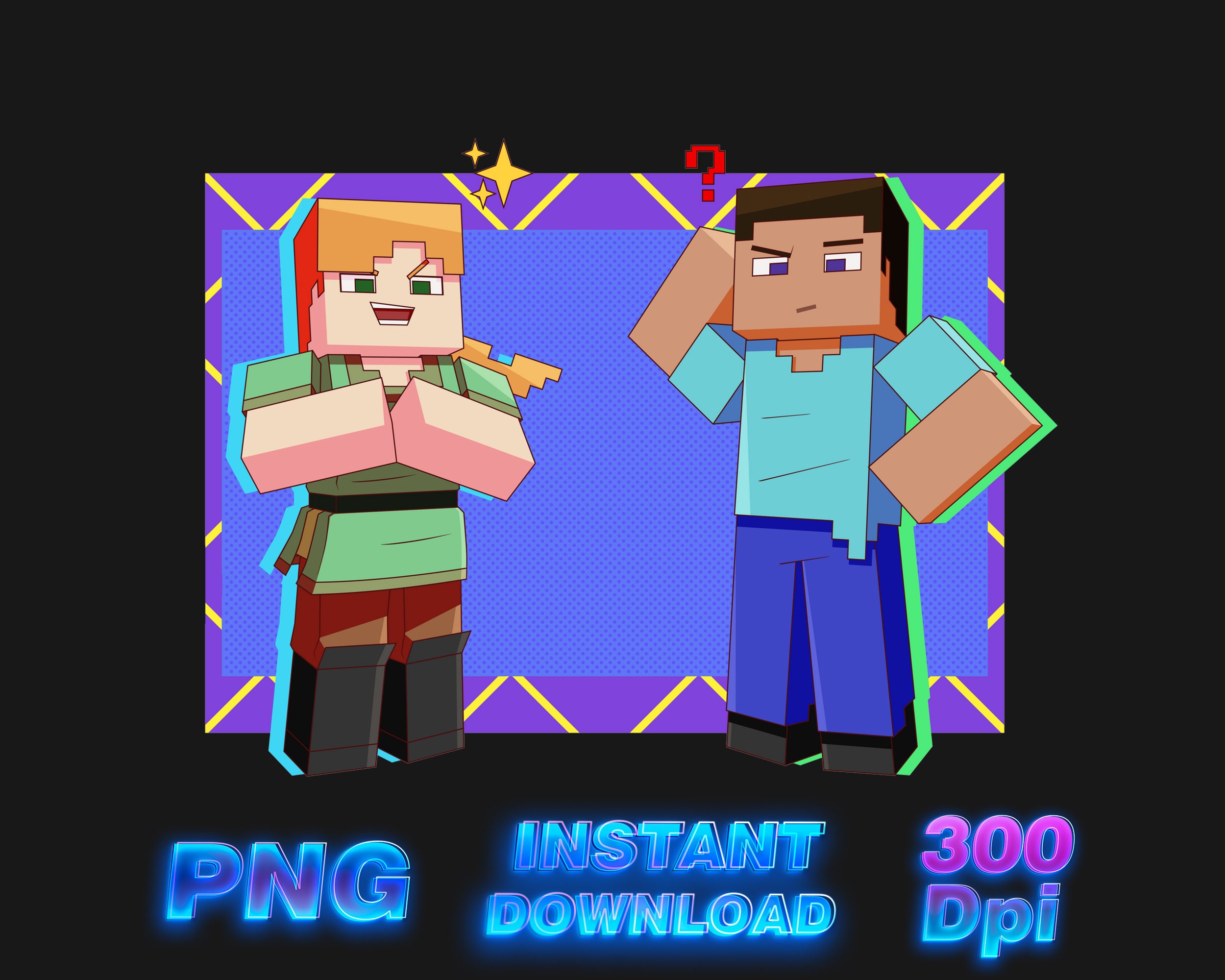 Minecraft PNG Minecraft Clipart Png Minecraft Shirt Png - Etsy UK