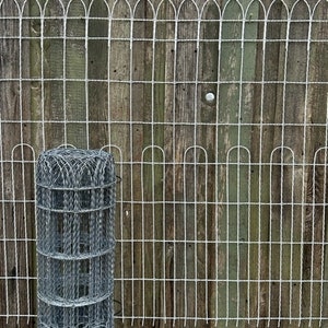 100 Ft X 4 Ft Galvanized Loop Woven Wire Old Fashioned Yard Fence ...