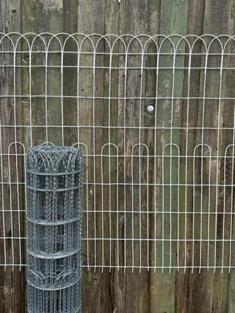 50 Ft X 4 Ft Galvanized Loop Woven Wire Old Fashioned Yard Fence ...