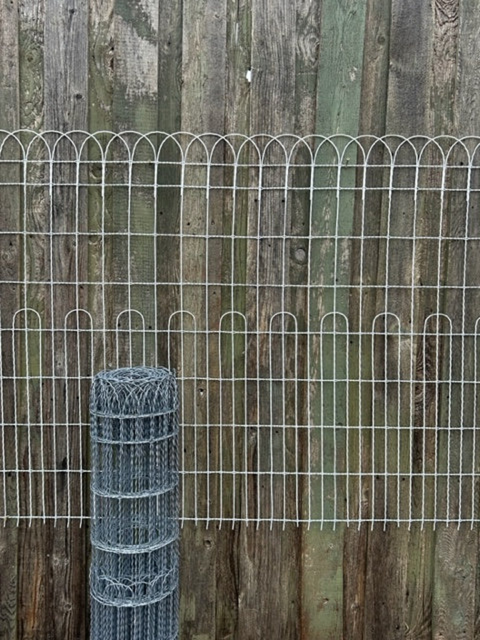 100 Ft X 4 Ft Galvanized Loop Woven Wire Old Fashioned Yard Fence ...