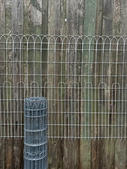 50 Ft X 4 Ft Galvanized Loop Woven Wire Old Fashioned Yard Fence ...