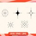 Sparkle Star SVG Bundle 15 Designs Sparkle Stars SVG SVG Files for Cricut Hand Drawn Star Vector ...