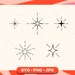 Sparkle Star SVG Bundle 15 Designs Sparkle Stars SVG SVG Files for Cricut Hand Drawn Star Vector ...