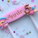 Custom Name Banner Cake Topper, Rainbow Birthday Cake Decoration ...