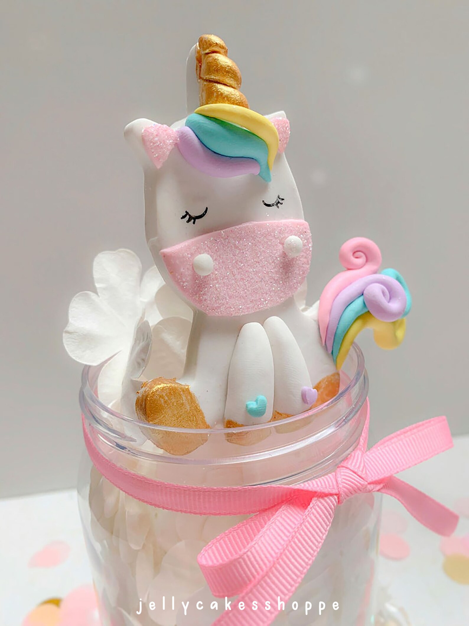 Personalized Unicorn Cake Topper Non Edible Cake Topper Etsy