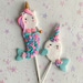 Mermicorn Cake Decorations, Unicorn Mermaid Cake Topper, Nonedible ...